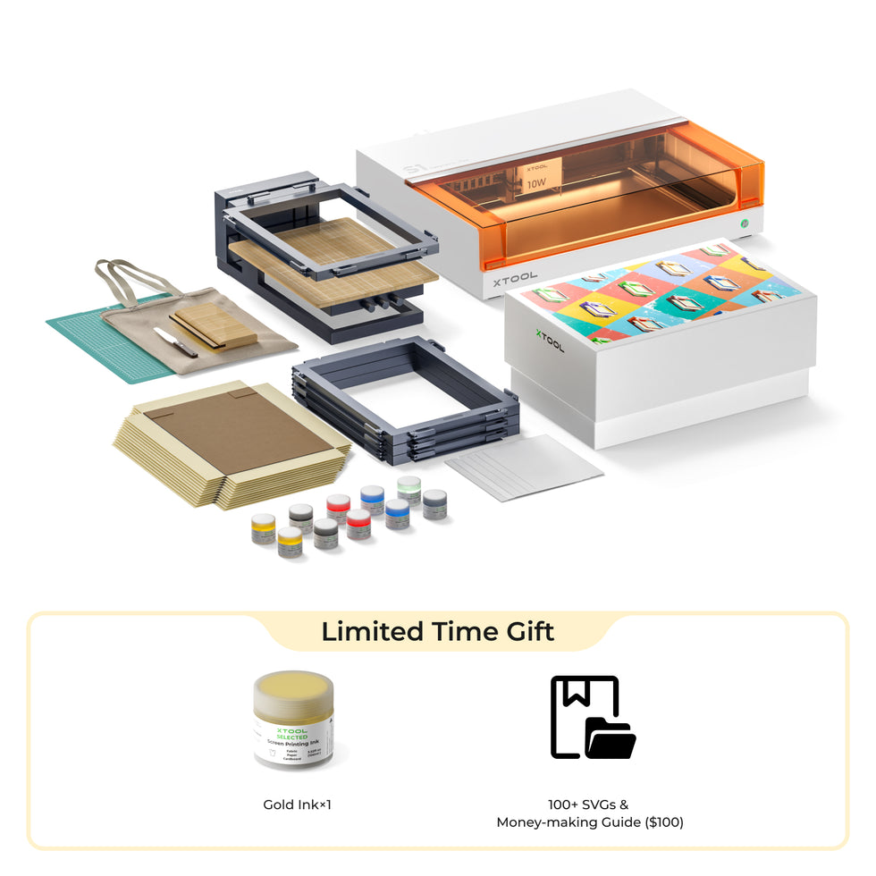 xTool Screen Printer: 1st Screen Printing Solution with Laser