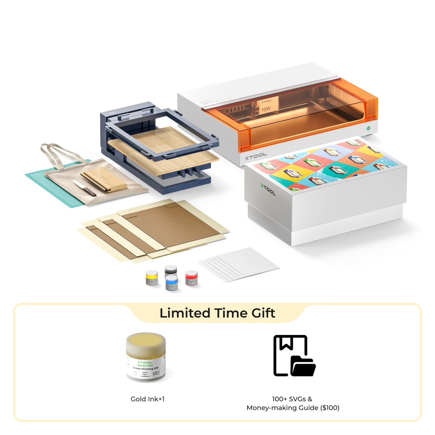 xTool Screen Printer: 1st Screen Printing Solution with Laser