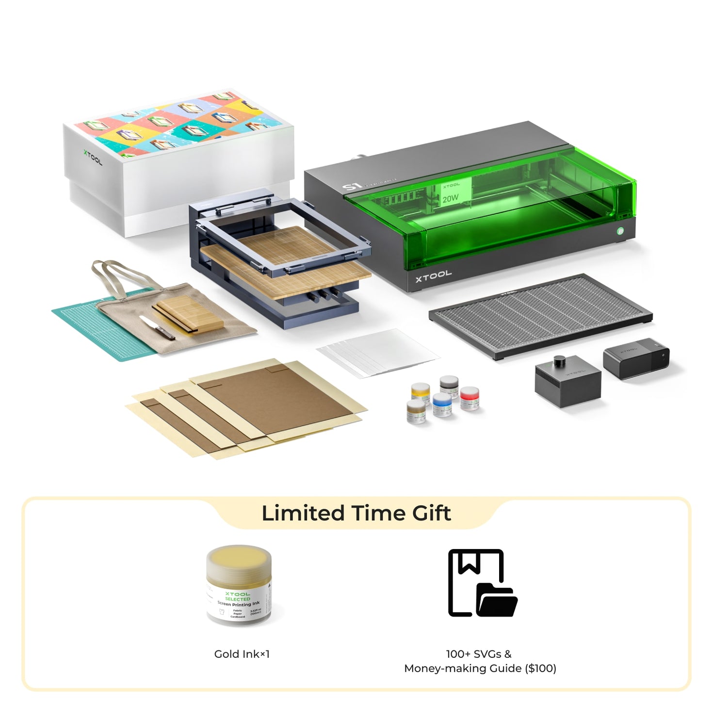 xTool Screen Printer: 1st Screen Printing Solution with Laser