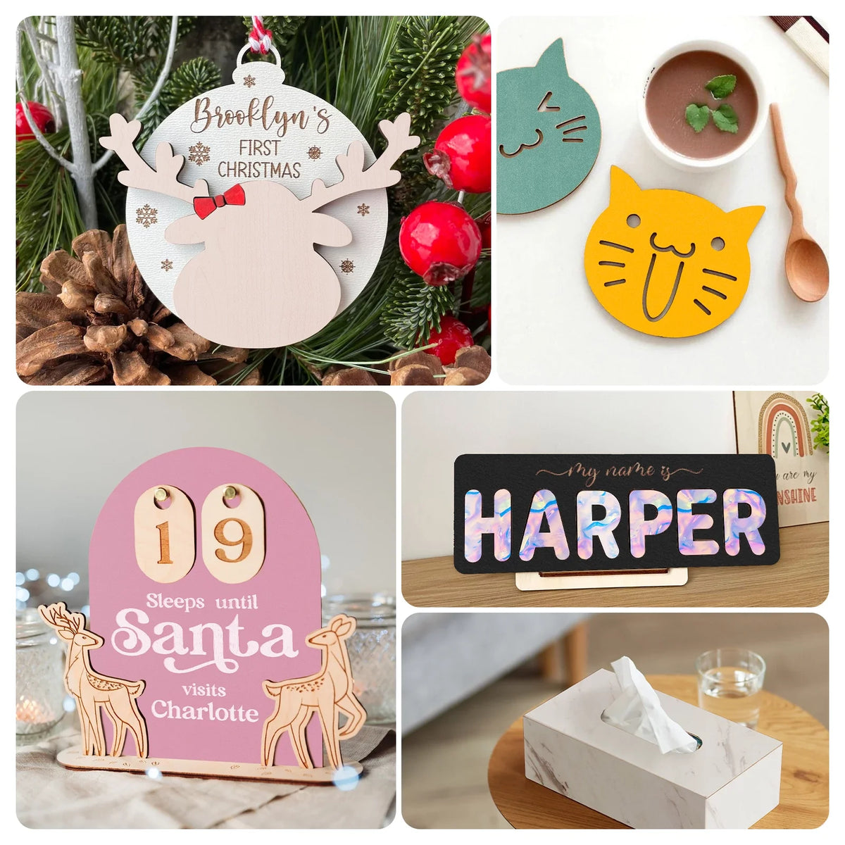 1/8" Pink MDF Board (10pcs)