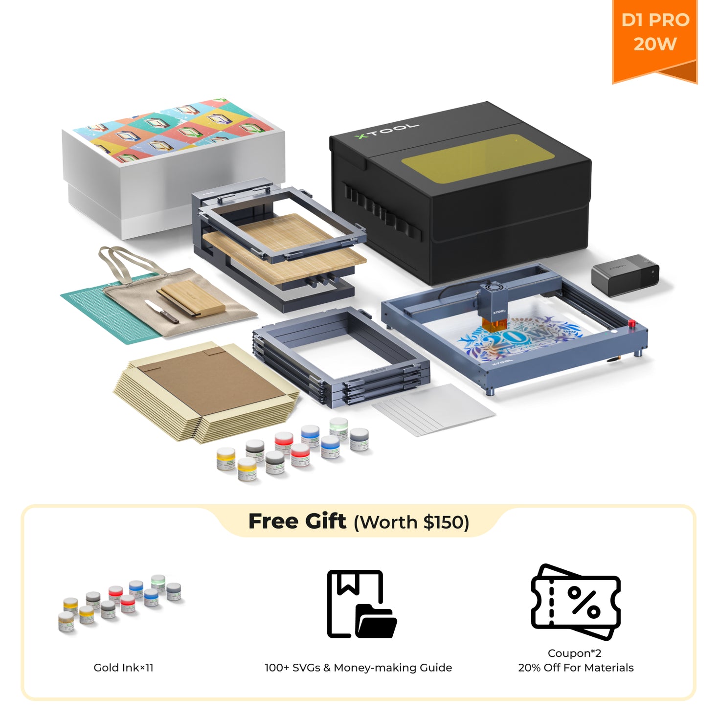 xTool Screen Printer: 1st Screen Printing Solution with Laser