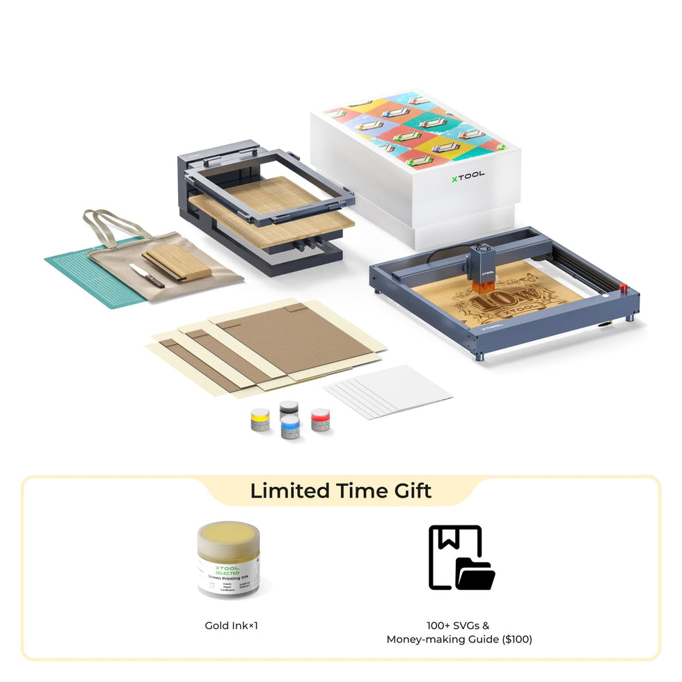 xTool Screen Printer: 1st Screen Printing Solution with Laser