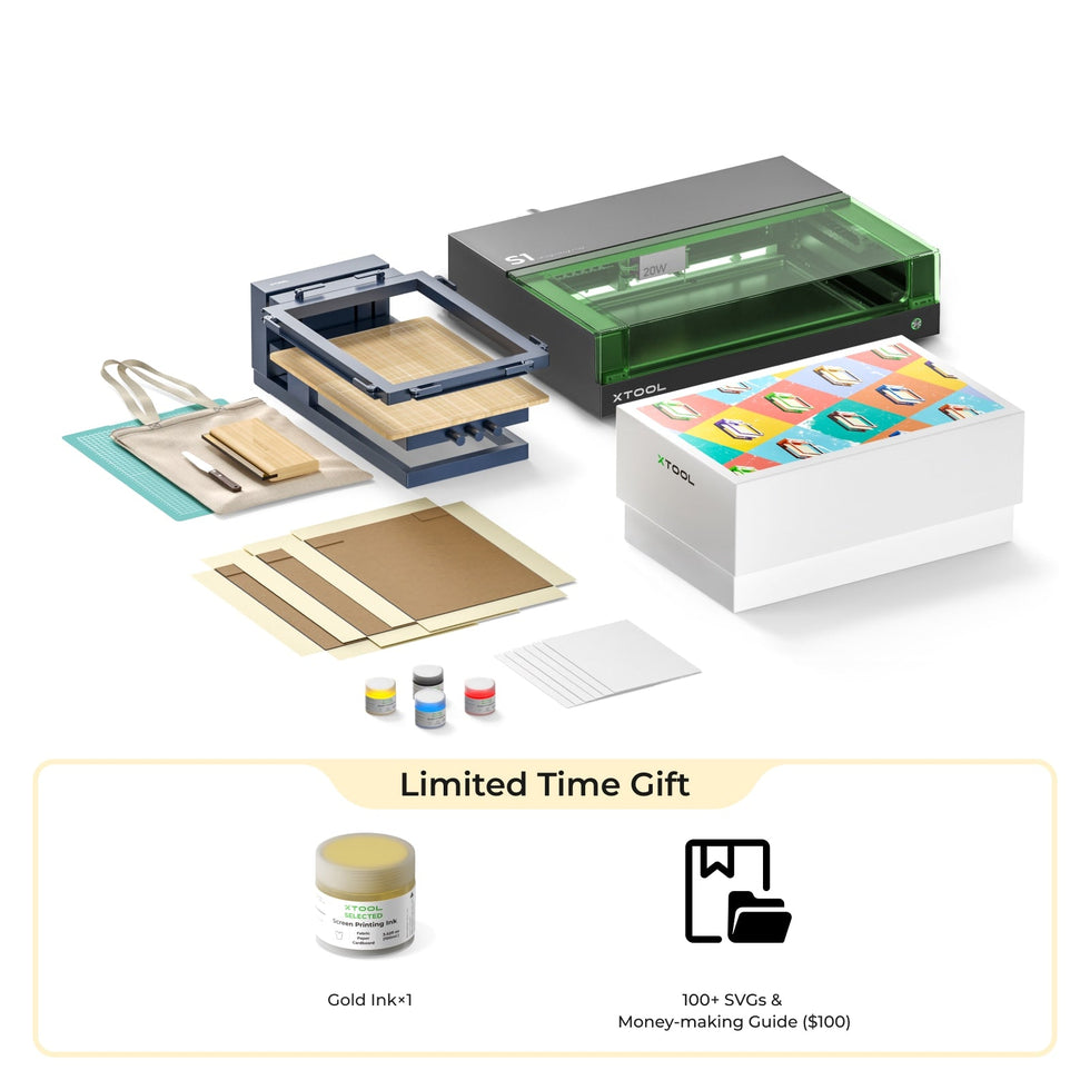 xTool Screen Printer: 1st Screen Printing Solution with Laser