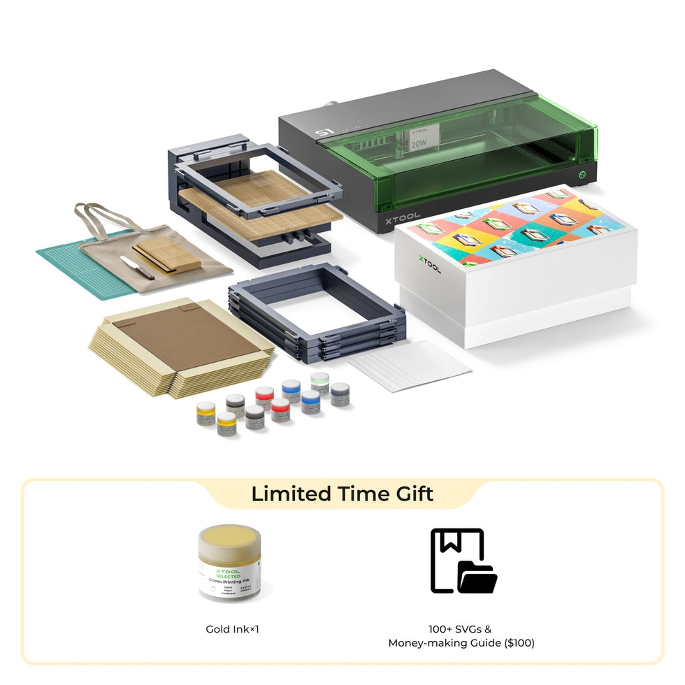 xTool Screen Printer: 1st Screen Printing Solution with Laser
